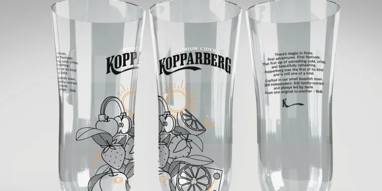 Ravensbourne University London student wins Kopparberg glass design ...